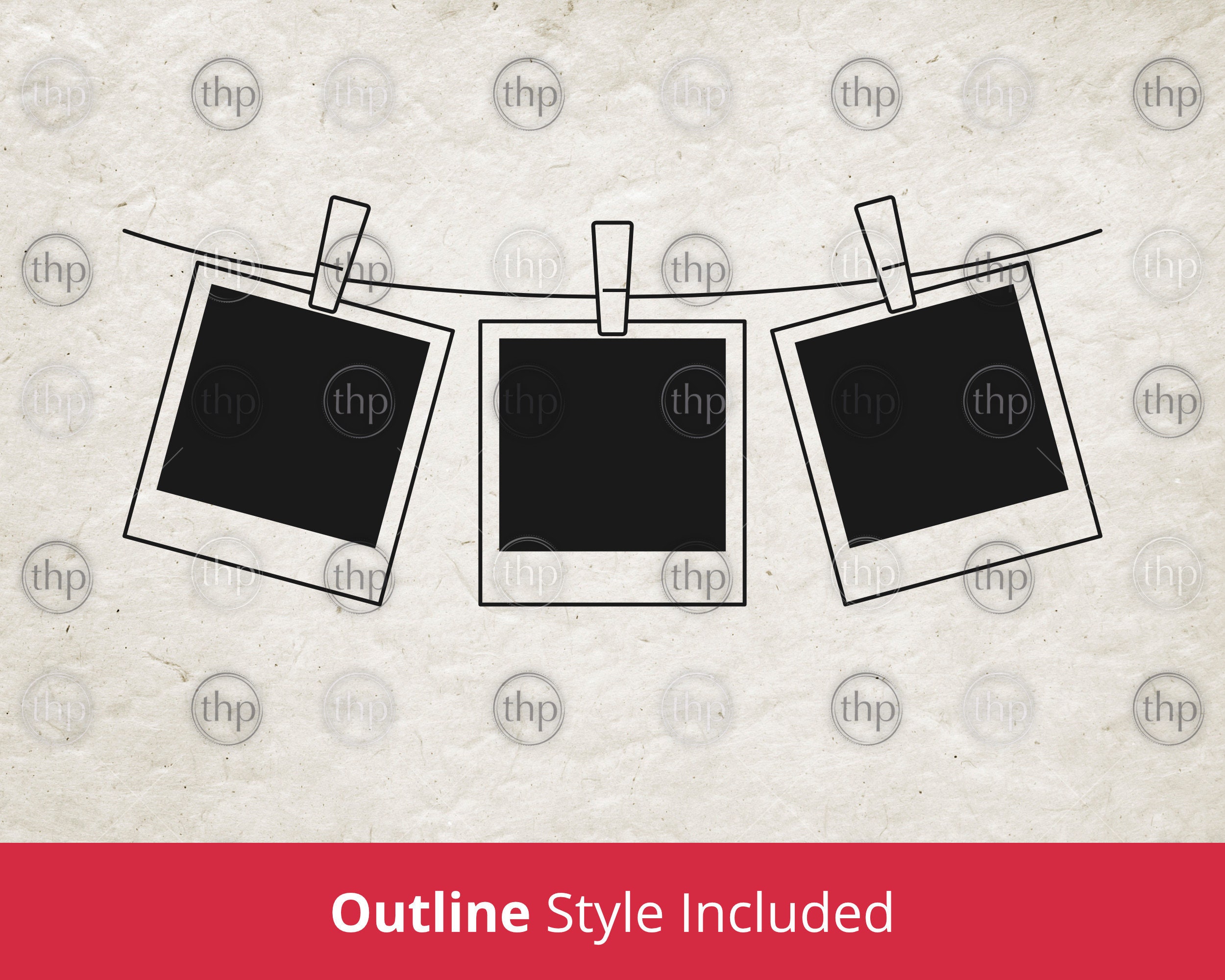 Instant Film SVG Polaroid Film Svg Photos Svg Garland Svg | Etsy