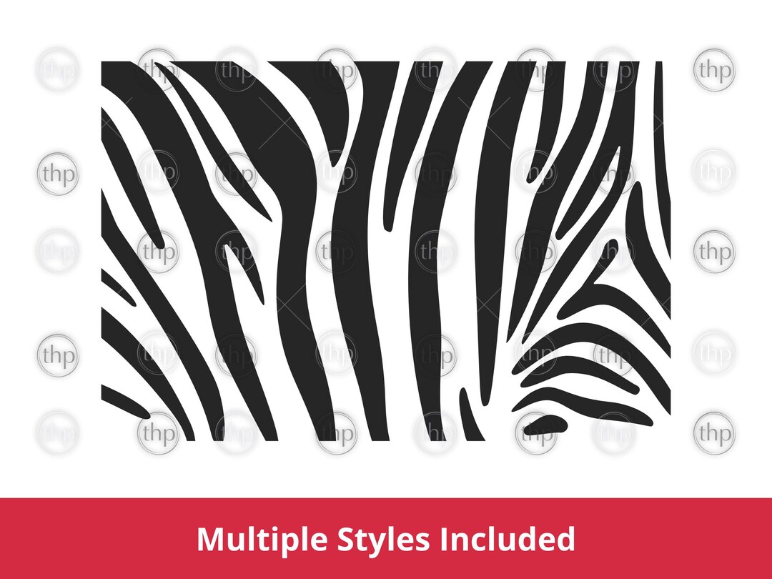 Zebra Stripes Pattern SVG PNG DXF - Printable Background - Etsy