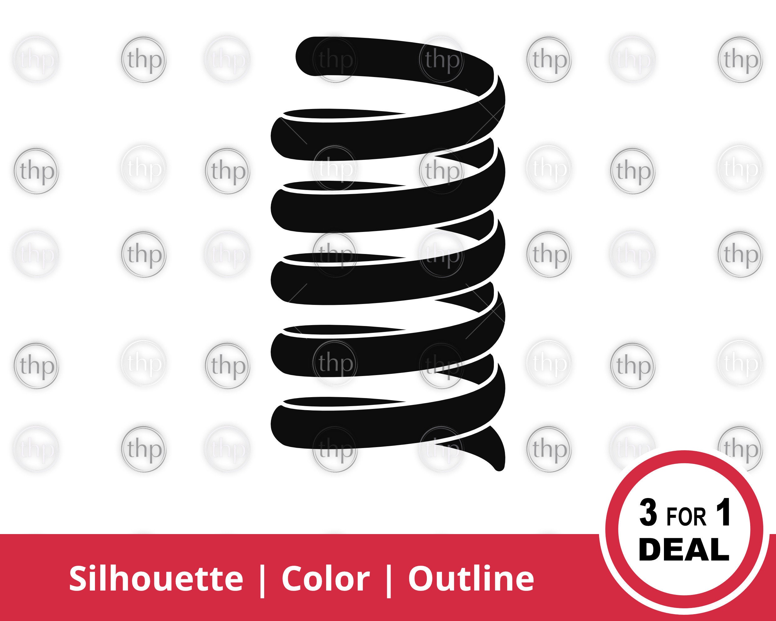 Spring SVG - Spring Coil Svg, Coil Svg, Auto Svg, Car Parts Svg ...