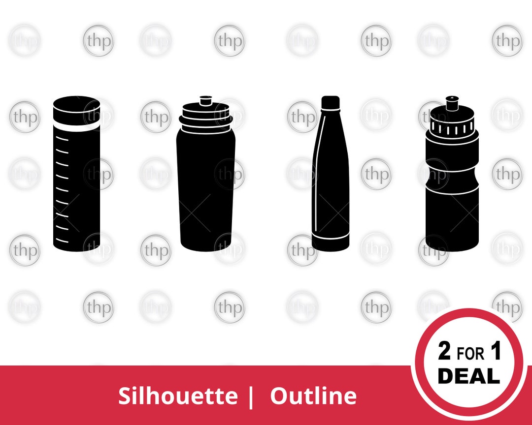 Water Bottle SVG - Water Bottles Svg, Reusable Water Bottle Svg ...