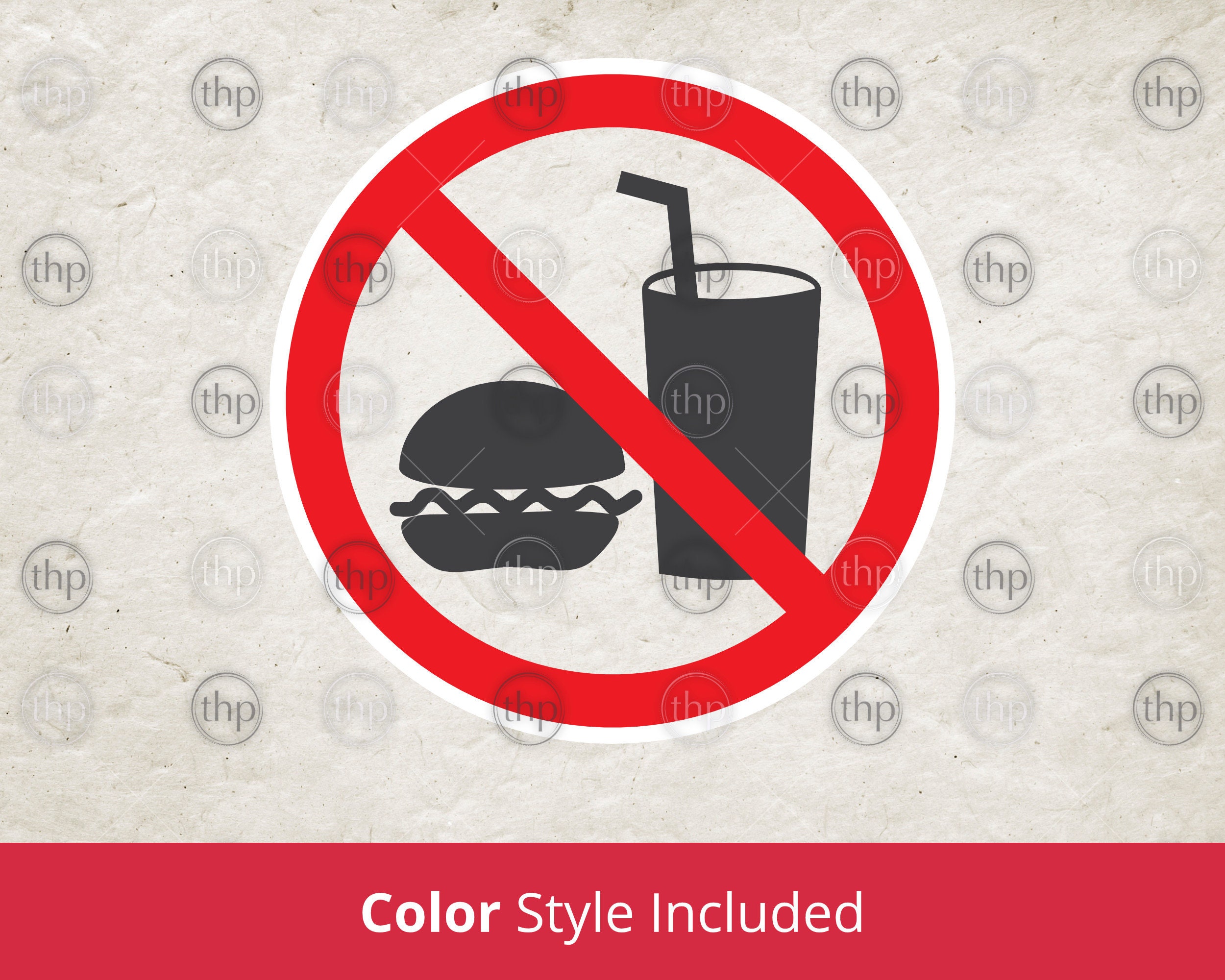 No Food or Drink SVG No Food Sign Svg No Drinks Sign Svg | Etsy Canada