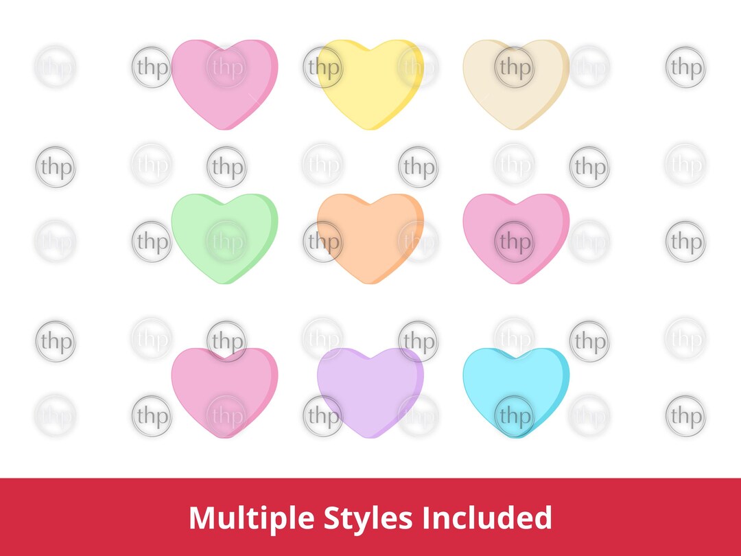 Candy Heart Pattern SVG: Pastel Sweets Background DXF Cut Files ...