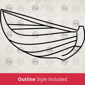 Row Boat SVG - Boat Svg, Rowing Boat Svg, Wooden Boat Svg, Ship Svg ...