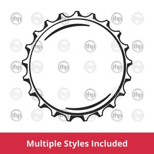 Bottle Top SVG PNG - Top View of a Blank Bottle Cap Cut Files. - Etsy