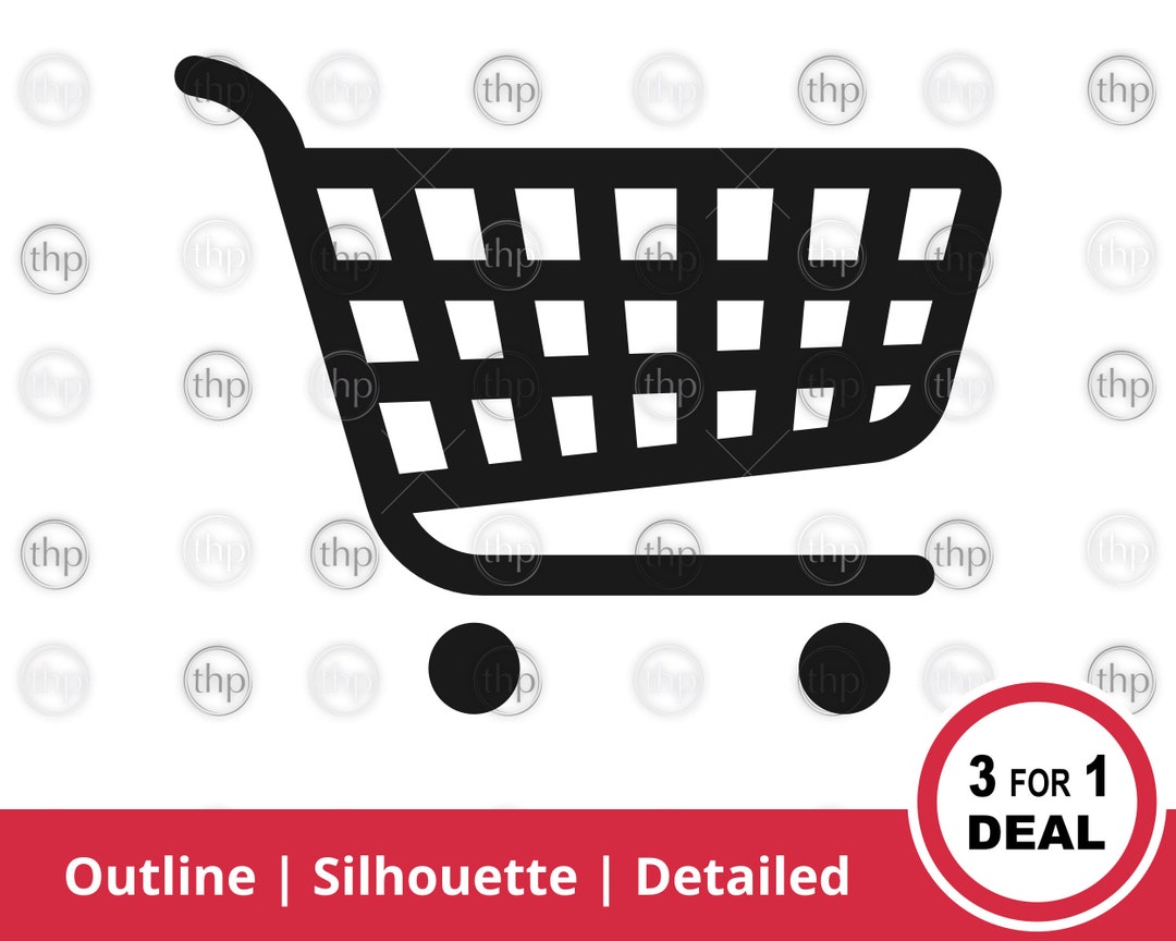 Shopping Cart SVG - Supermarket Svg, Trolley Svg, Cart Svg, Shopping ...