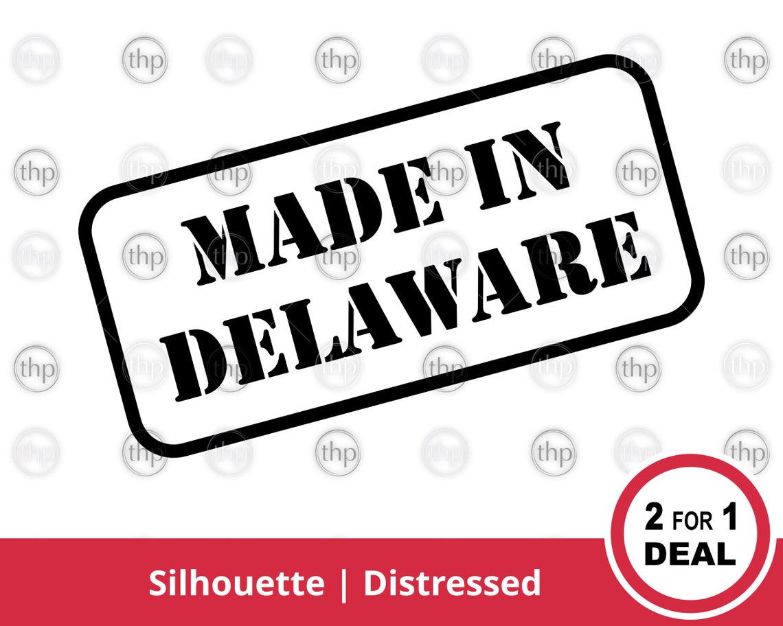Made in Delaware SVG Delaware Svg Delaware State Svg - Etsy