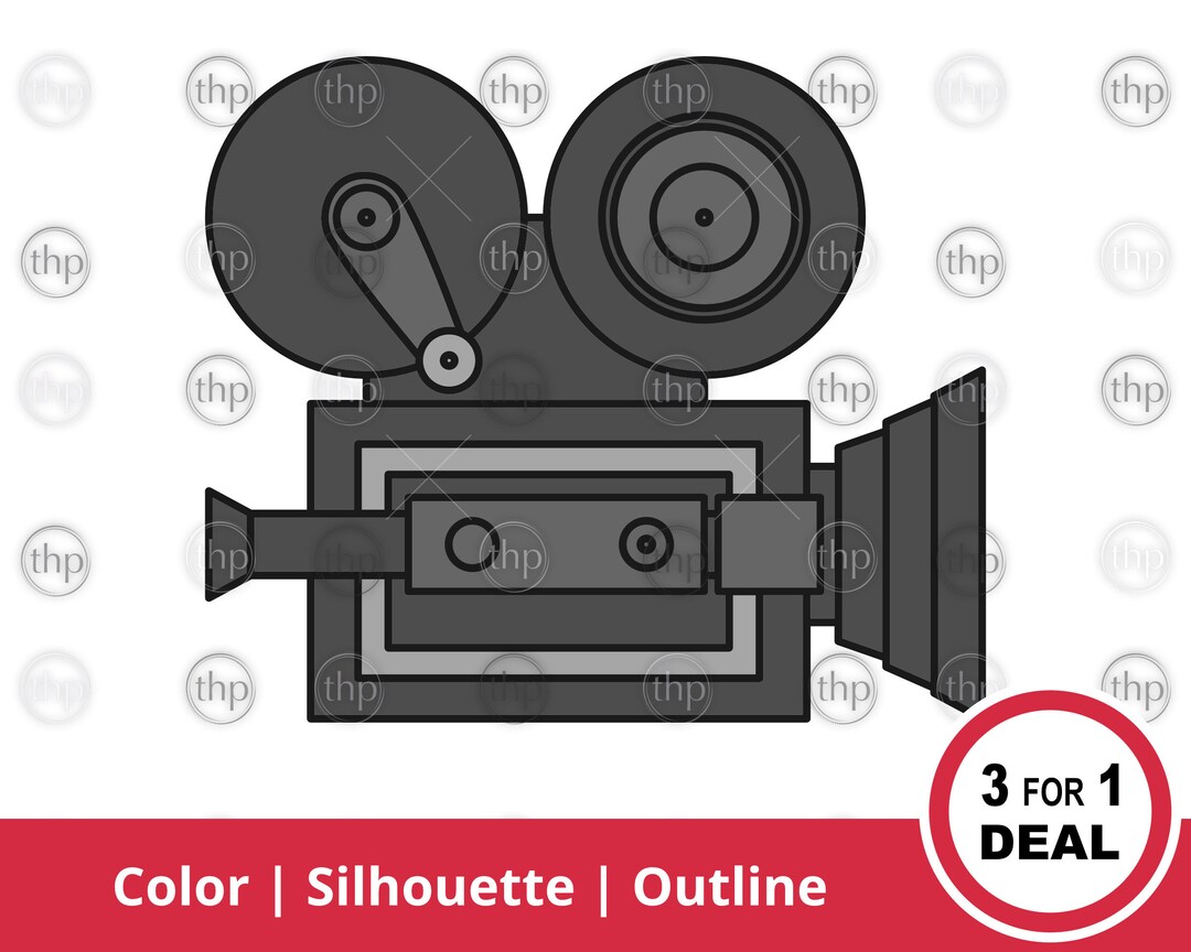 Movie Camera SVG - Cinema Svg, Cinema Reel Svg, Video Camera Svg, Film ...