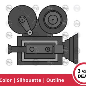 Movie Camera SVG - Cinema Svg, Cinema Reel Svg, Video Camera Svg, Film ...