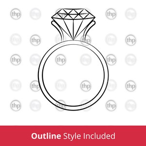 Engagement Ring SVG Wedding Ring Svg Diamond Ring Svg | Etsy