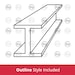 Steel Beam SVG Steel Svg, Steel Beam Outline Svg, Steel Worker Svg ...