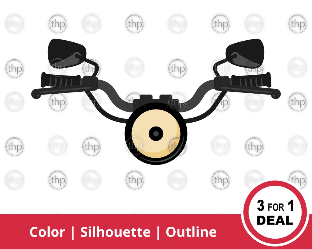 Motorcycle SVG Biker Svg, Motorbike Svg, Motorcycle Handlebars Svg ...