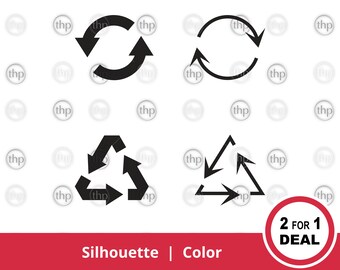 Recycling Symbol SVG Recycling Cans Signs Trash Can Decals - Etsy
