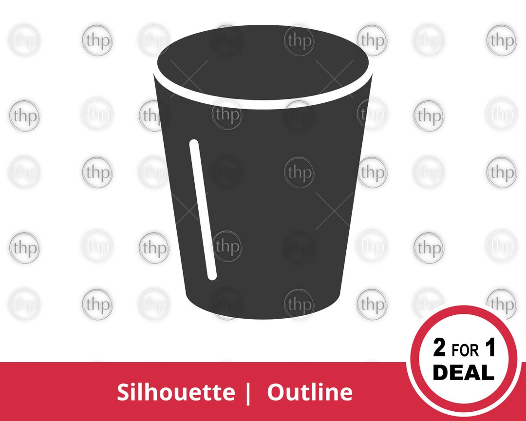 Trash Can SVG Trash Svg Bin Svg Garbage Can Svg Waste Bin - Etsy