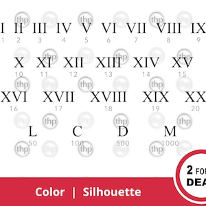 Roman Numerals SVG - Roman Numbers Svg, Clock Face Numbers Svg ...