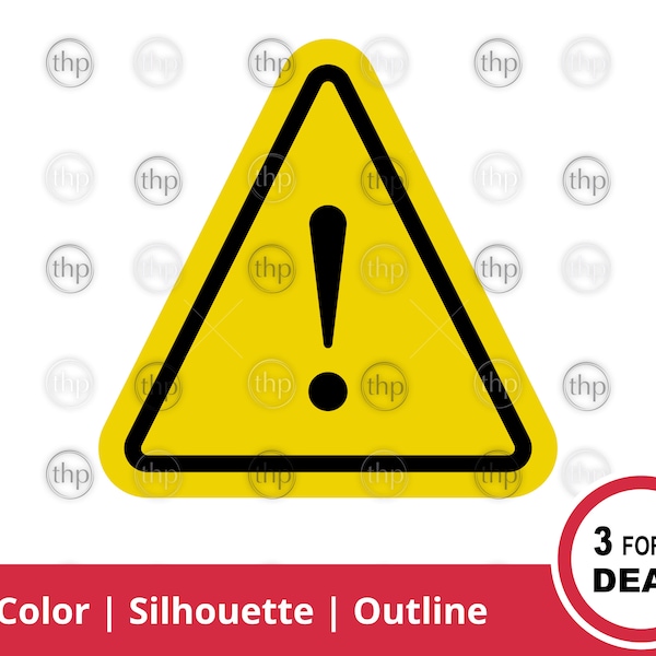 Warning Symbol Svg - Etsy