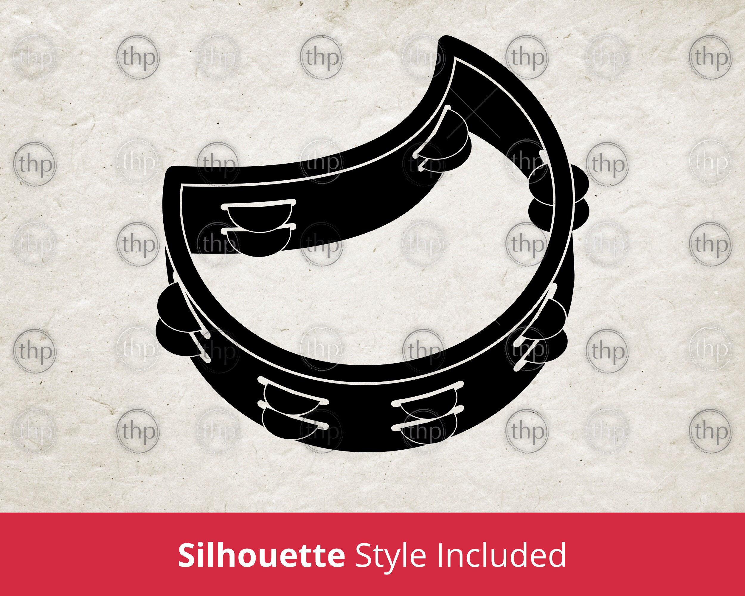 Tambourine SVG Music Svg Instrument Svg Tambourine - Etsy