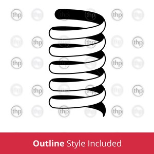 Spring SVG - Spring Coil Svg, Coil Svg, Auto Svg, Car Parts Svg ...