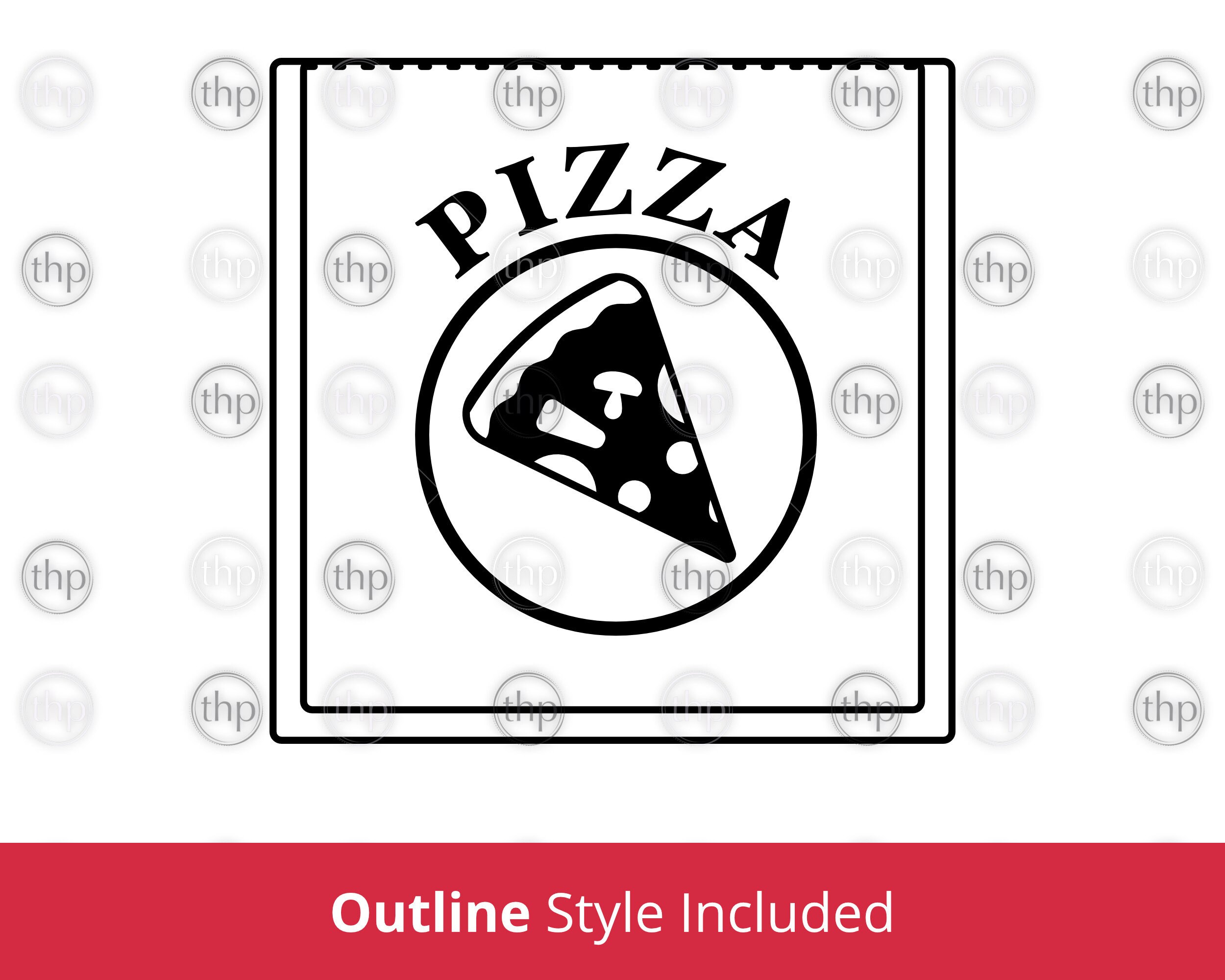 Pizza Box SVG Pizza Svg Pizza Store Svg Pizza Box Outline - Etsy Canada