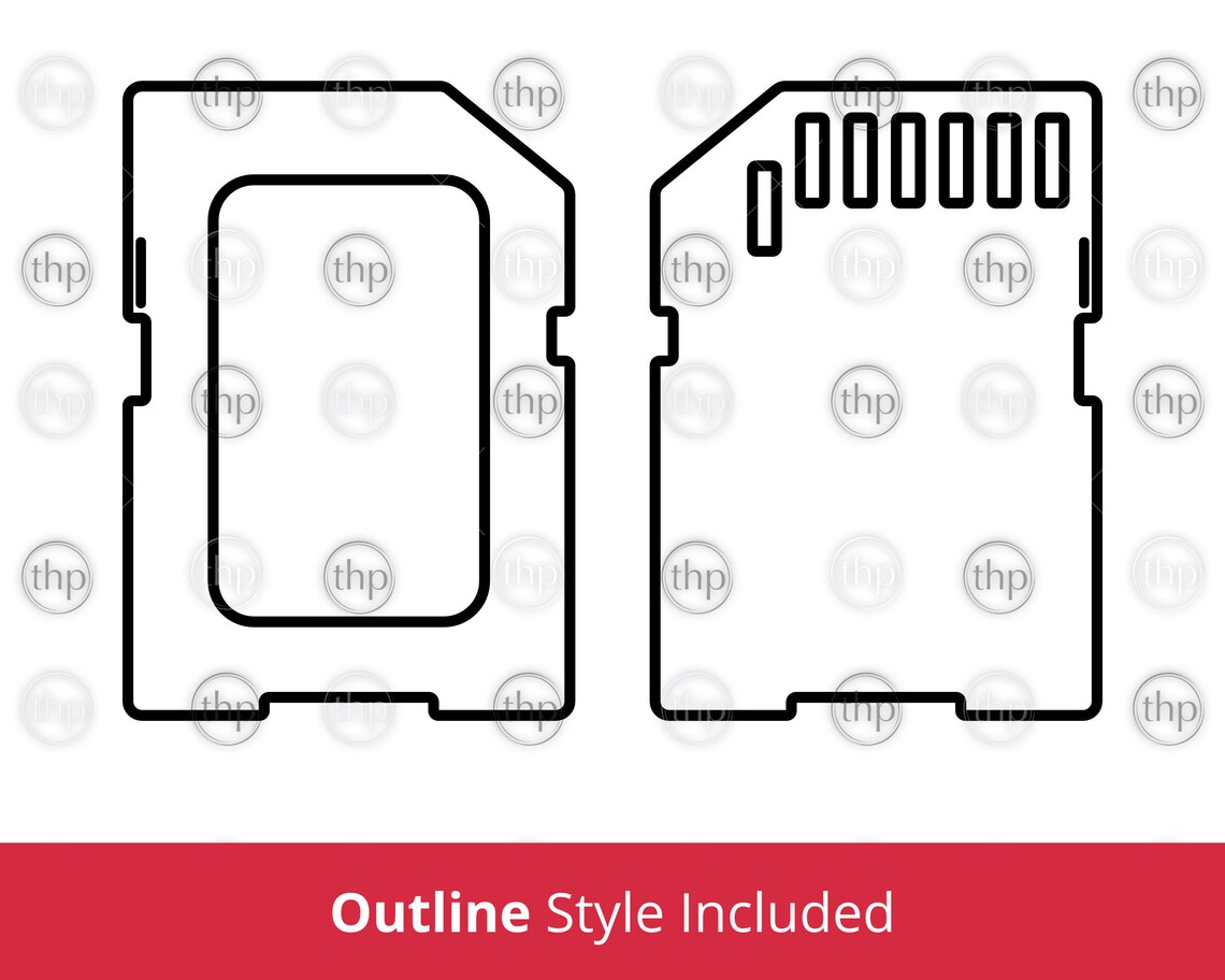 SD Card SVG Memory Card Svg Digital Camera Svg Sd Card - Etsy