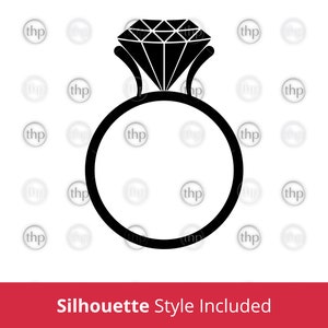 Engagement Ring SVG Wedding Ring Svg Diamond Ring Svg | Etsy