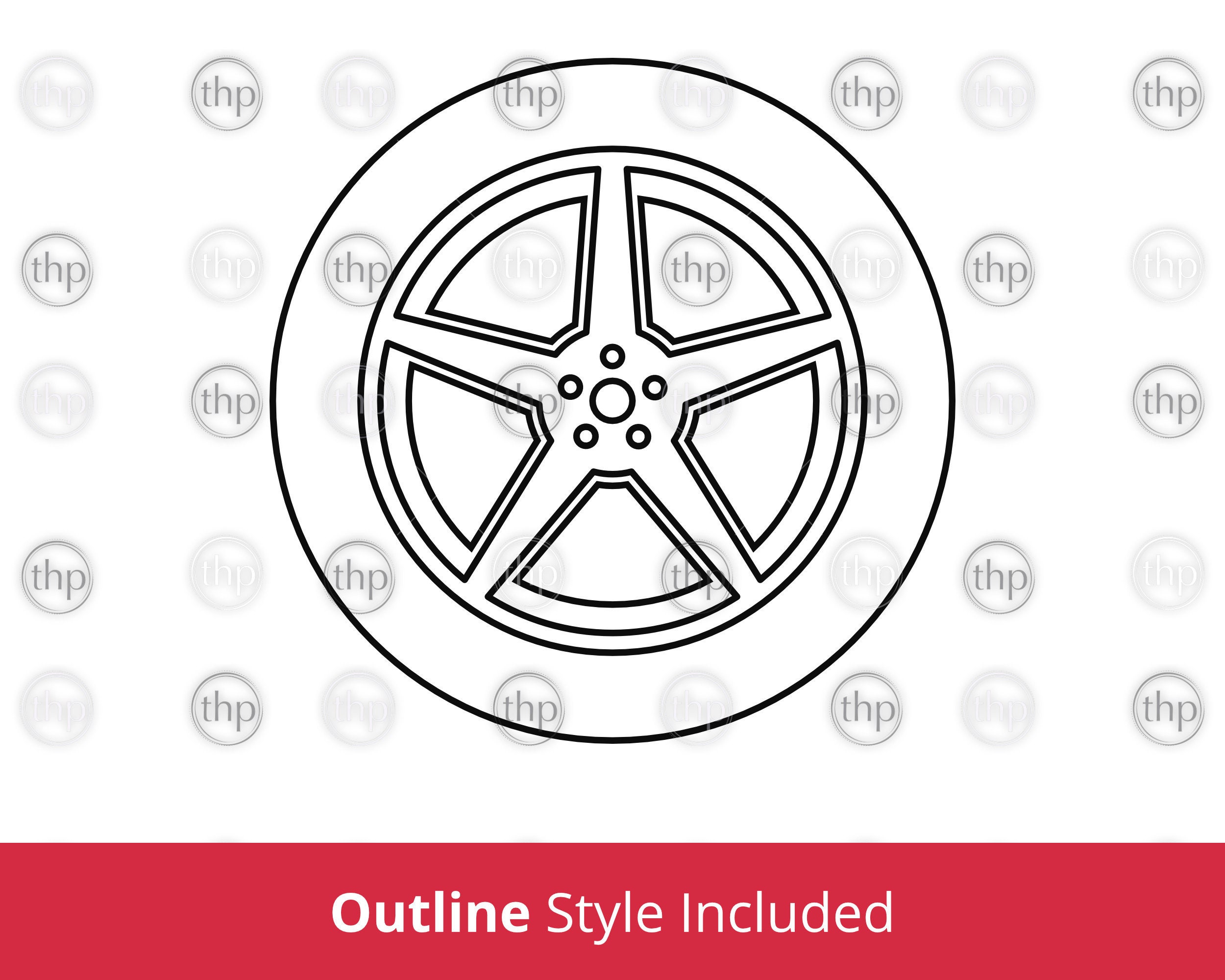 Car Wheel SVG Tire Svg Wheels Svg Car Tires Svg Rims Svg - Etsy UK