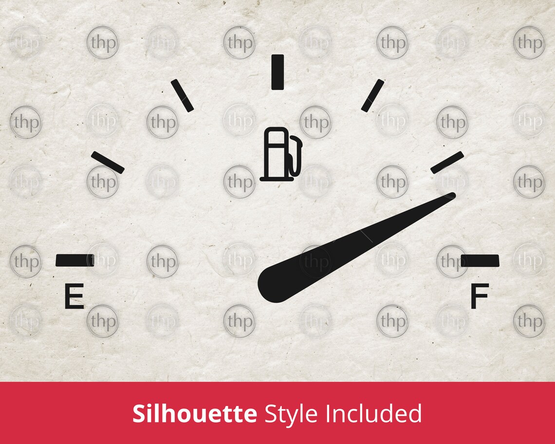 Fuel Gauge SVG Gas Gauge Svg Empty Svg Full Tank Svg Fuel | Etsy