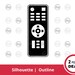 TV Remote Svg - Remote Control Svg, Television Remote Svg, Tv Svg, Tv ...