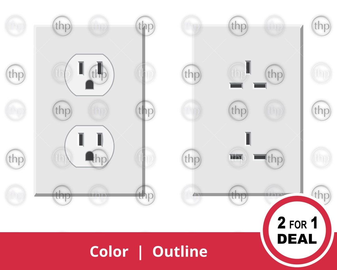 Power Outlet SVG - Outlet Cover Svg, Electrician Svg, Switch Plates Svg ...