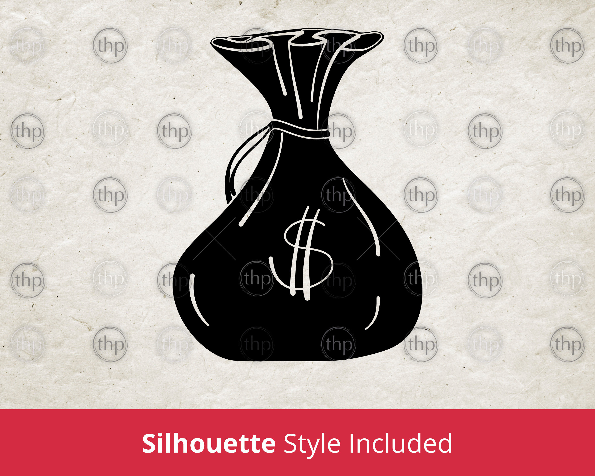 Money Bag SVG Money Svg Cash Svg Dollars Svg Rich Svg - Etsy