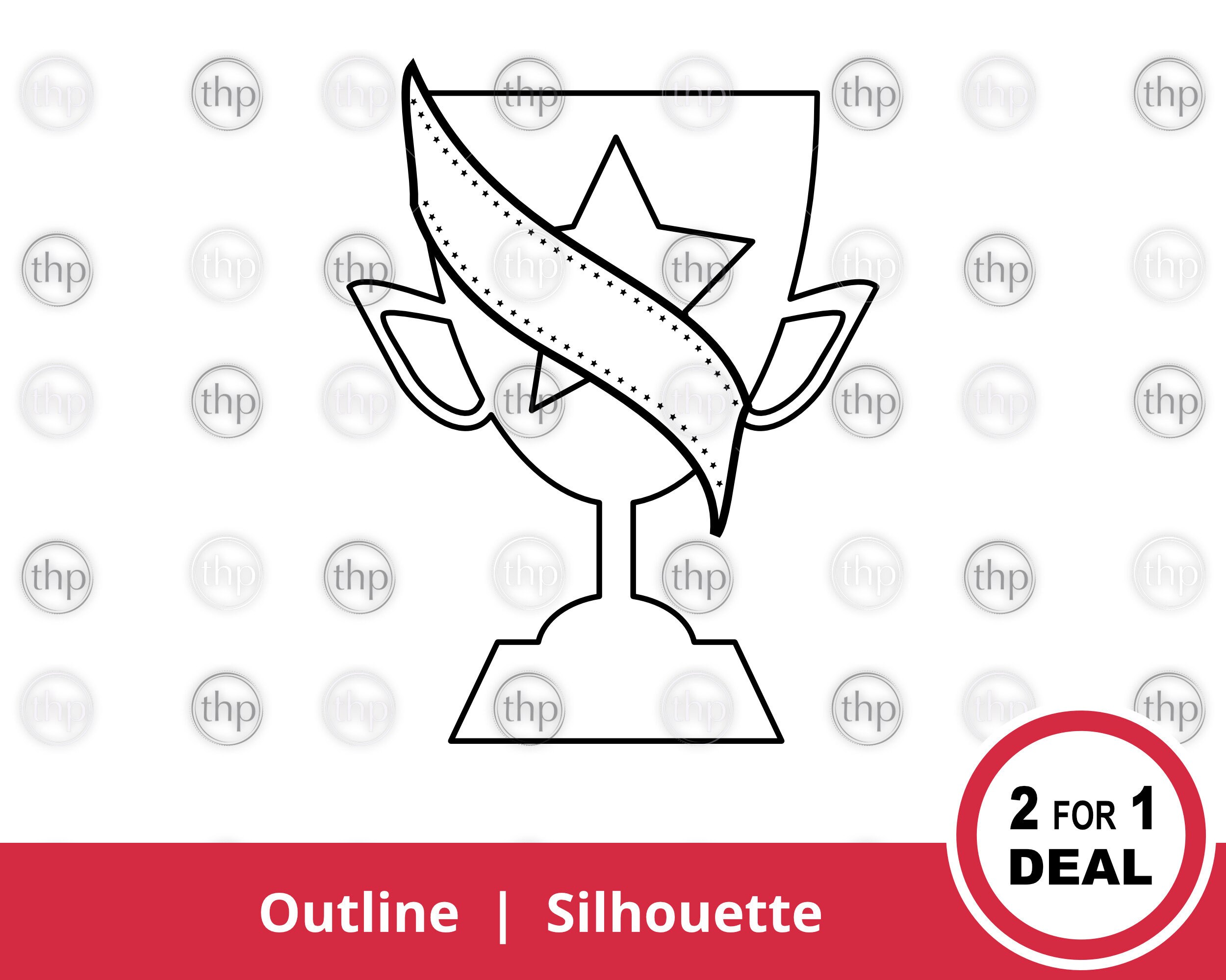 Trophy SVG Award Svg Prize Svg Trophy Sash Svg Trophy - Etsy Hong Kong