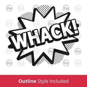Comic Book SVG Whack Svg, Superhero Svg, Super Hero Svg, Pop Art Svg ...