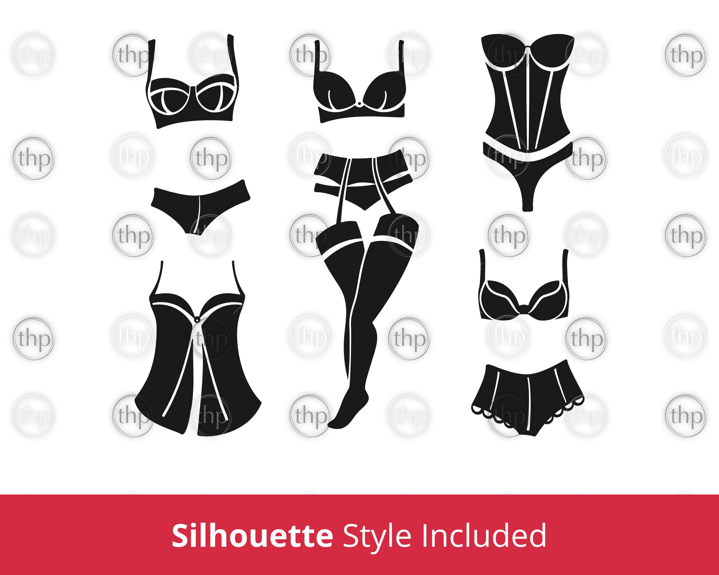 Lingerie Svg Bras Svg Underwear Svg Panties Svg Etsy