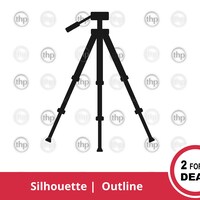 Vintage Film Camera With Tripod Svg, Projector Svg, Film Svg, Clipart ...