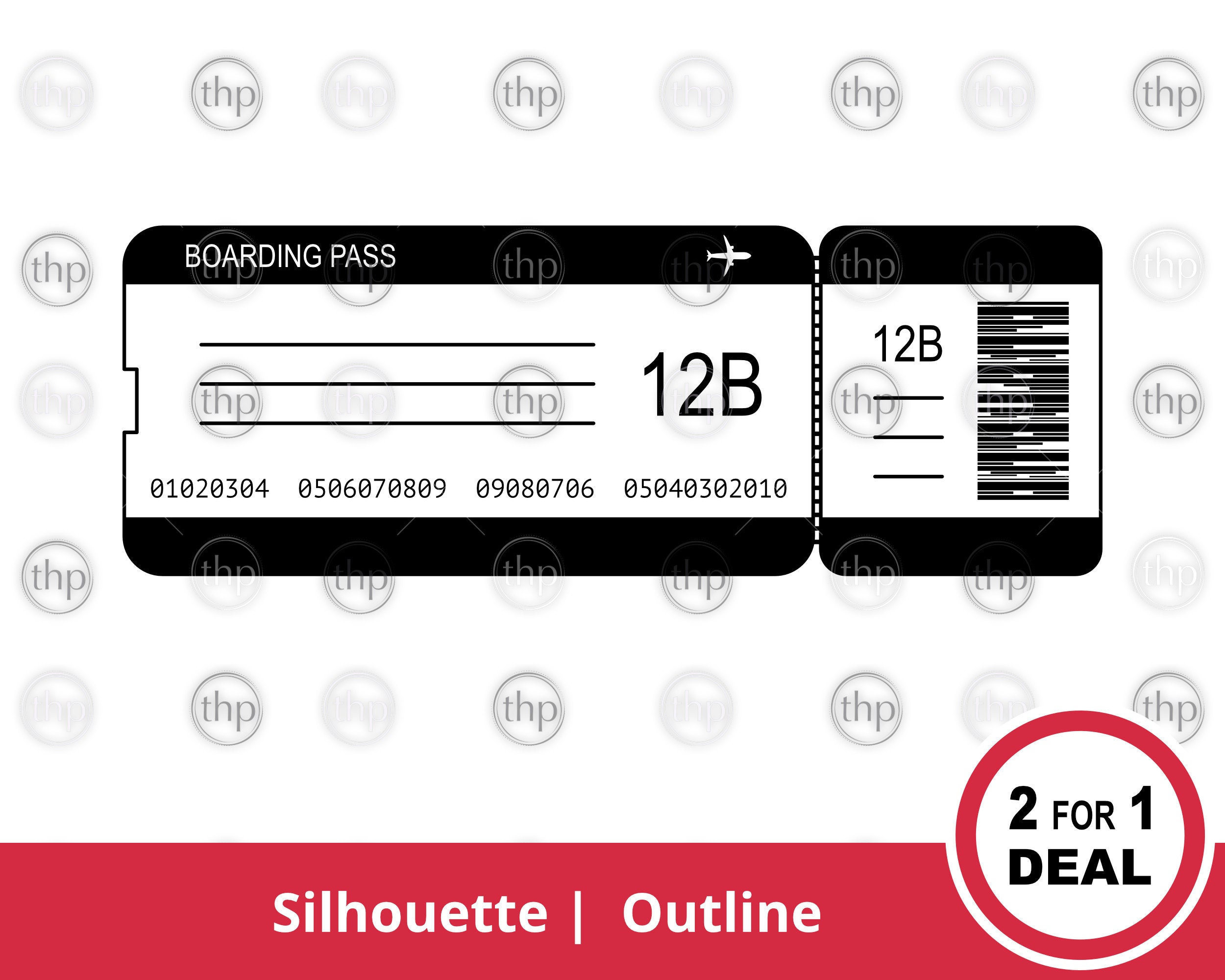 Boarding Pass SVG Airplane Ticket Svg Aeroplane Ticket - Etsy Ireland