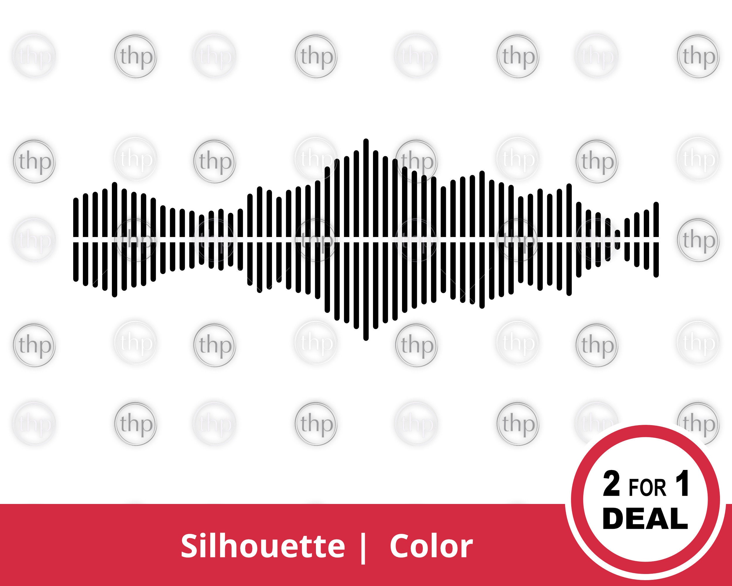 Sound Wave SVG Waveform Svg Sound Svg Loud Svg Sound Wave | Etsy Canada
