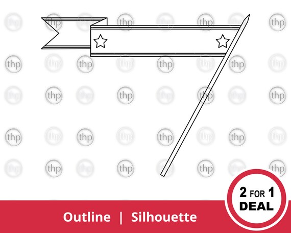 Flag Pole SVG Flag Svg Banner Svg Stars Svg Stripes Svg | Etsy