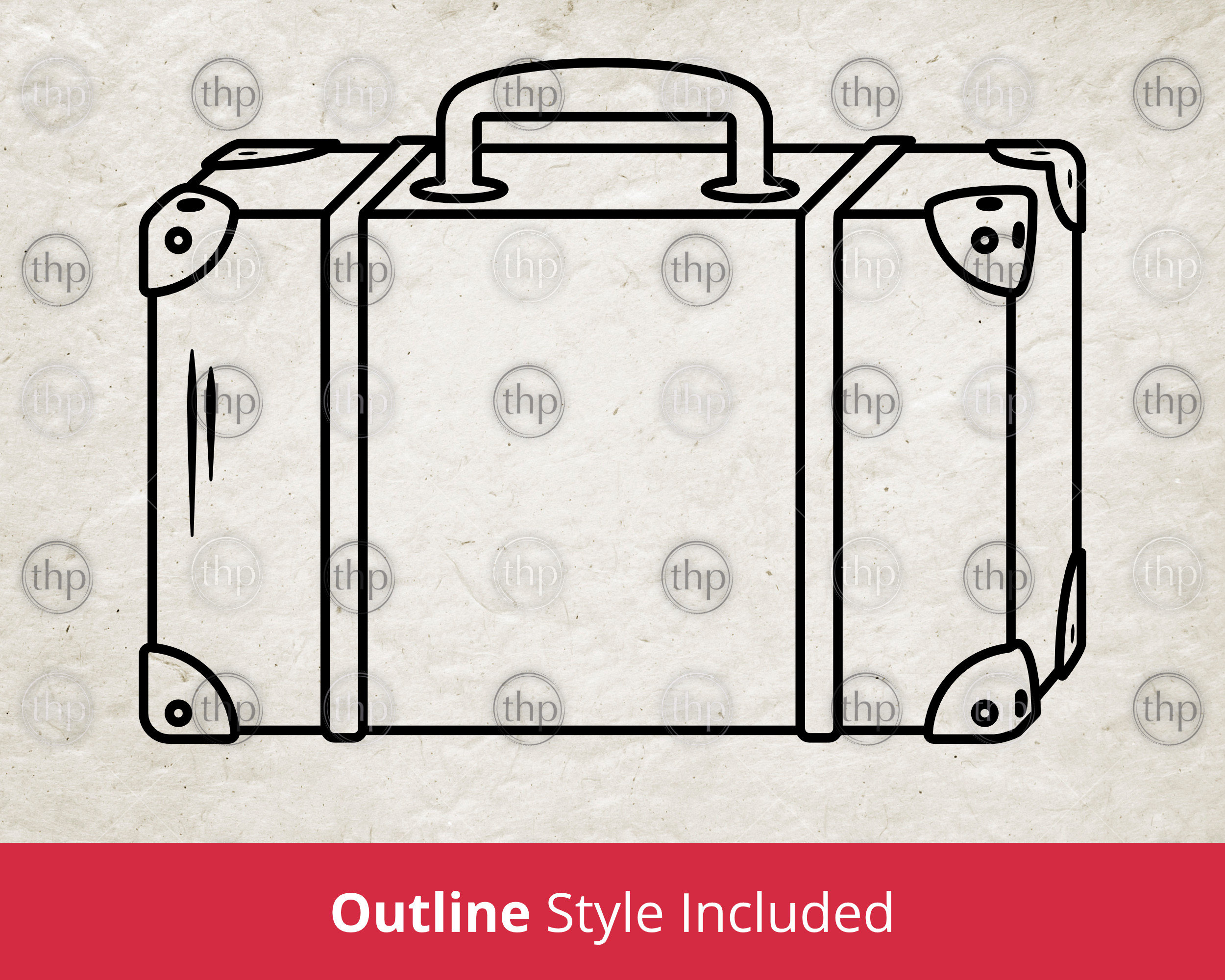 Suitcase SVG Briefcase Svg Luggage Svg Bag Svg Travel - Etsy