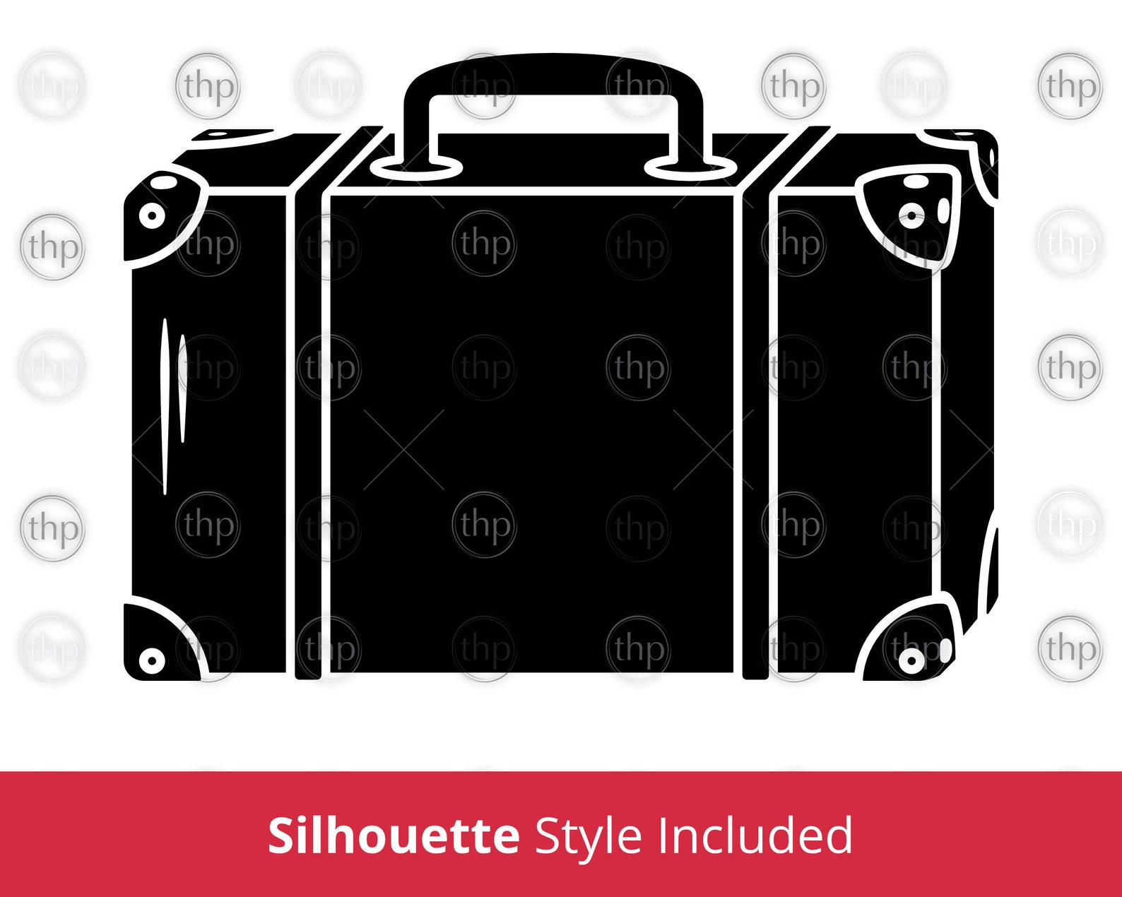 Suitcase SVG - Briefcase Svg, Luggage Svg, Bag Svg, Travel Case Svg ...