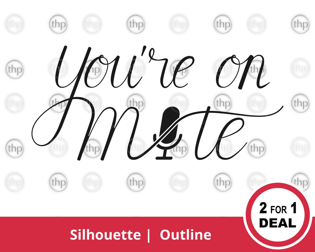 You're on Mute SVG - Mute Svg, You Are Muted Svg, Unmute Svg, Teacher ...