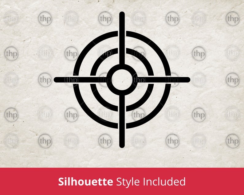 Target SVG Crosshair Svg Bullseye Svg Rifle Scope Svg Aim - Etsy Canada