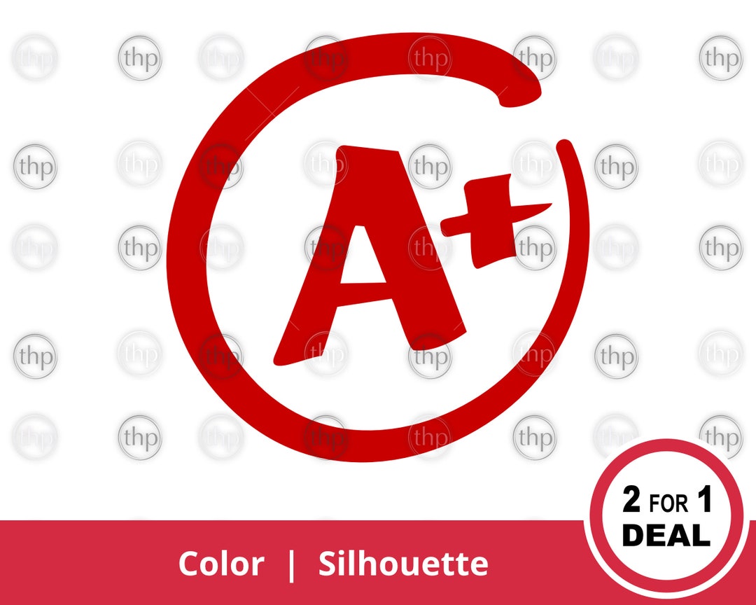 A Plus SVG A Svg Top Score Svg High Score Svg Exam - Etsy Canada
