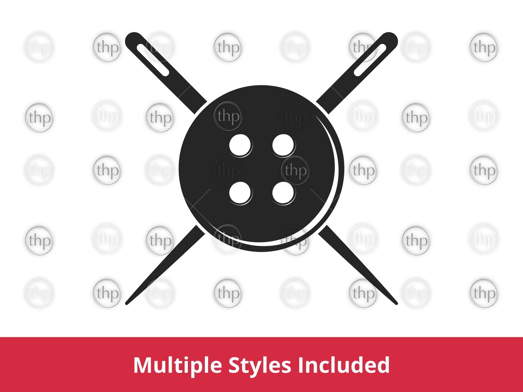 Sewing Needles and Button SVG PNG - Clothing Alterations, Tailor ...