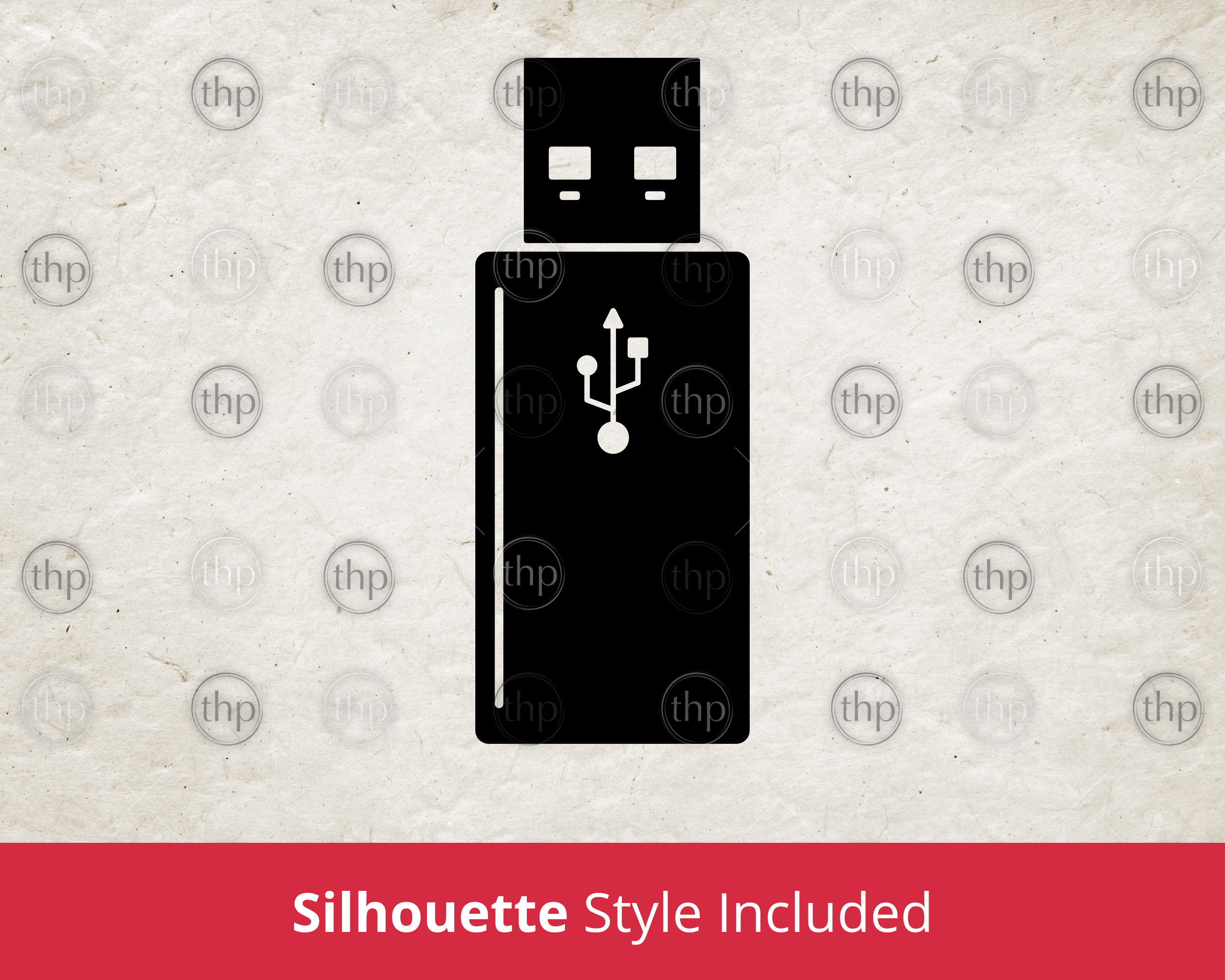 USB Stick SVG - USB Svg, Usb Drive Silhouette Svg, Flash Drive Svg, Usb ...