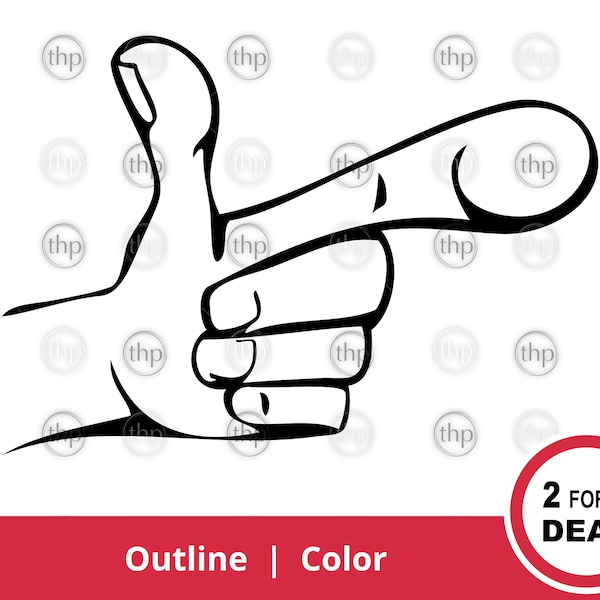 Pointing Hand - Etsy