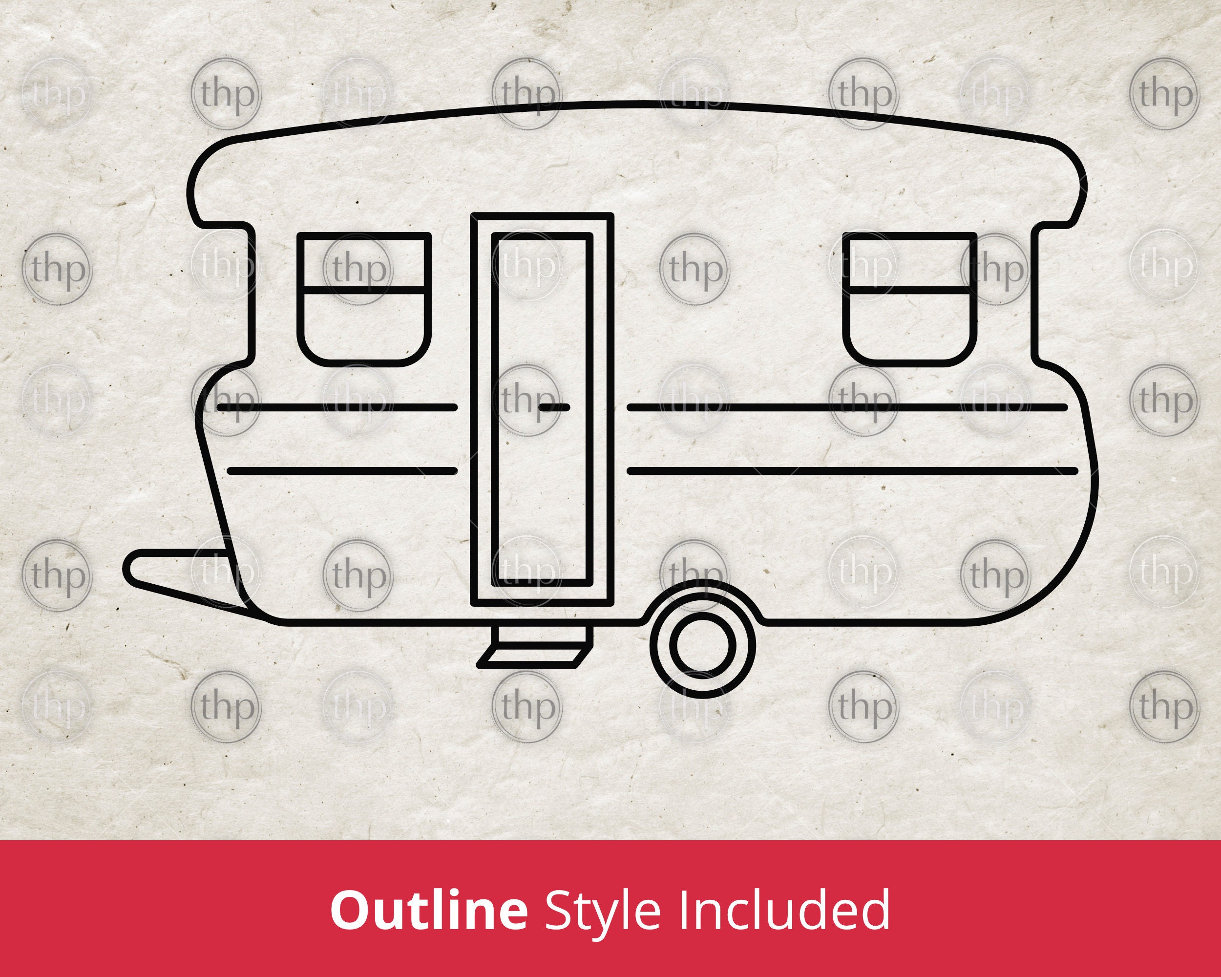 Caravan SVG Camper Svg Trailer Svg Rv Svg Road Trip Svg - Etsy