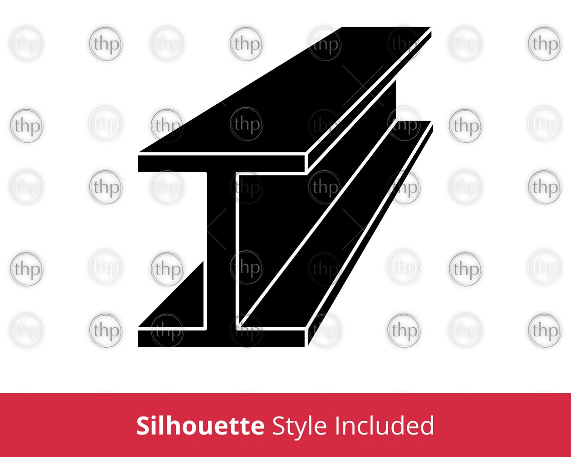 Steel Beam SVG Steel Svg Steel Beam Outline Svg Steel - Etsy Canada
