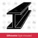 Steel Beam SVG - Steel Svg, Steel Beam Outline Svg, Steel Worker Svg ...