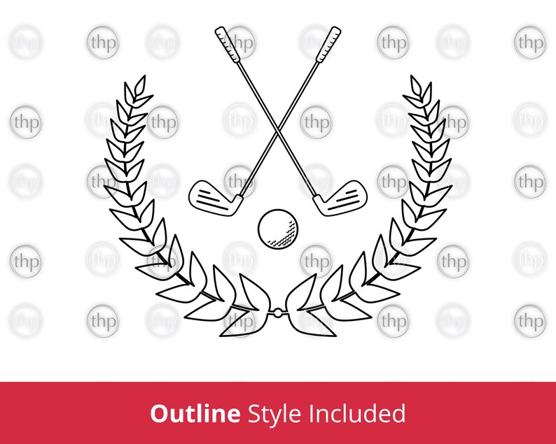 Golf Logo SVG Golf Course Svg Golf Club Svg Golf Wreath - Etsy