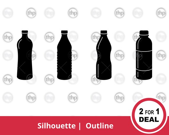 Soda Botella SVG Botellas de agua Svg Botella de bebida | Etsy México