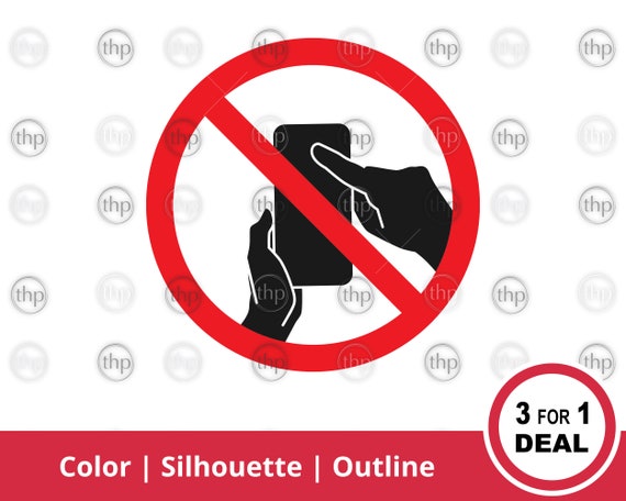 No Photos SVG No Social Media Svg No Cameras Sign Svg No - Etsy